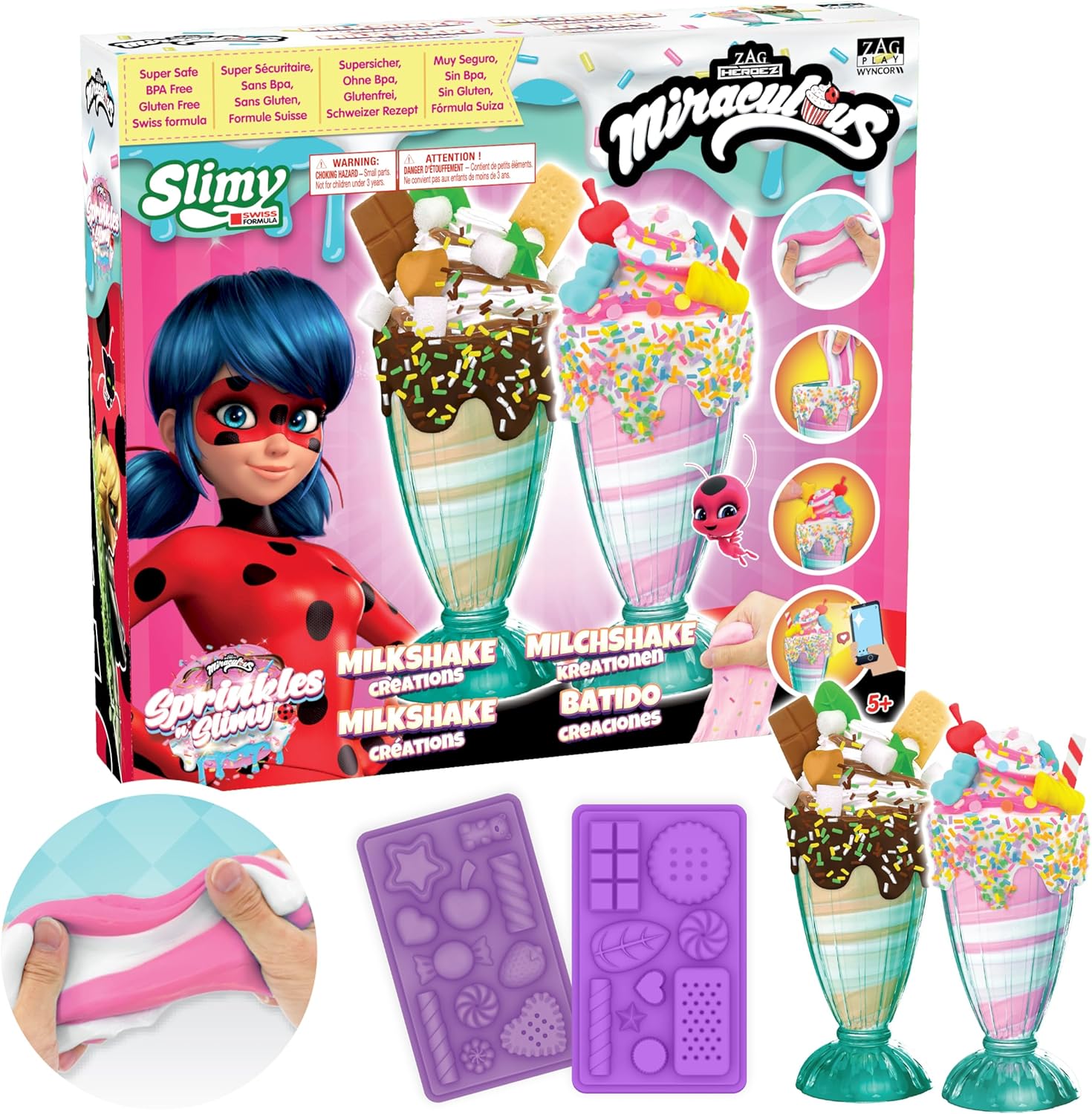 Miraculous Ladybug Sprinkles n' Slimy Milkshake – The Toy Store