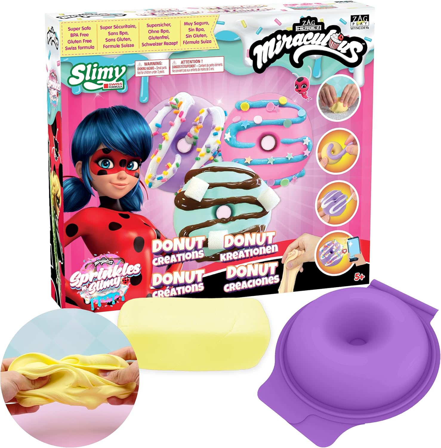 Miraculous Ladybug Sprinkles n' Slimy Donuts – The Toy Store