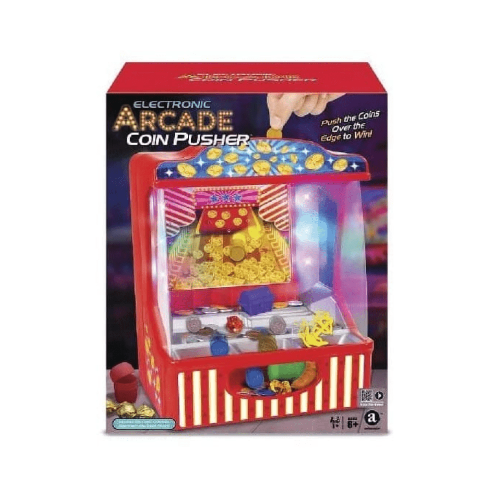 Electronic Arcade Coin Pusher Machine | Ambassador – The Toy Store