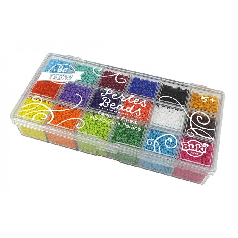 Box of Opaque Craft Beads | Buki France – The Toy Store