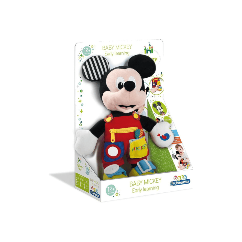 Disney Baby Mickey Early Learning Plush | Clementoni – The Toy Store