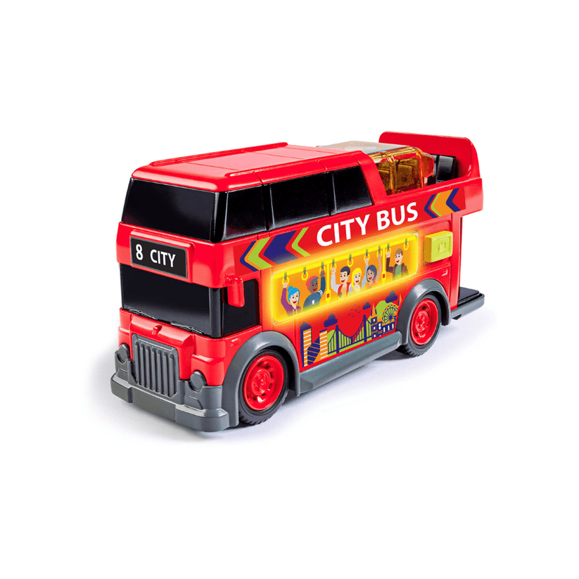 City Bus Light and Sound Toy Vehicle | Dickie – The Toy Store