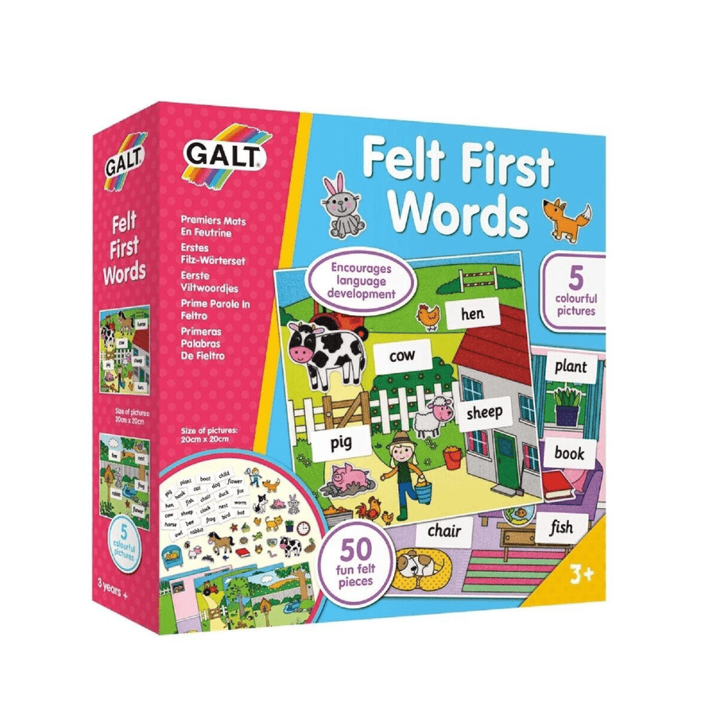 Felt First Words Book | Galt – The Toy Store