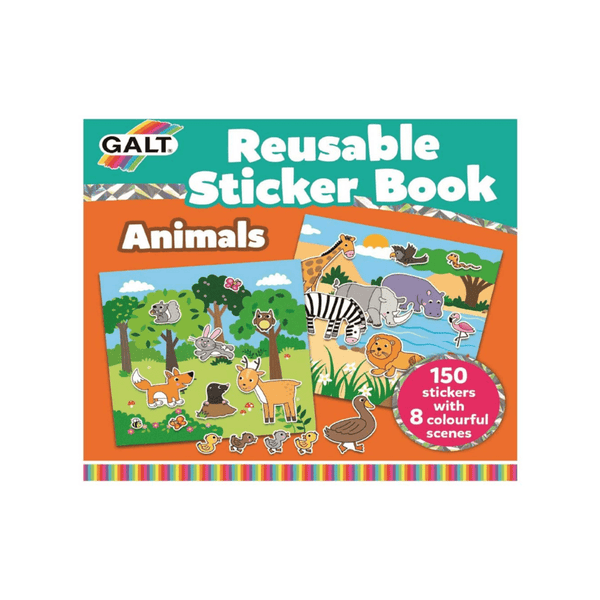 Reusable Sticker Book Animals | Galt – The Toy Store