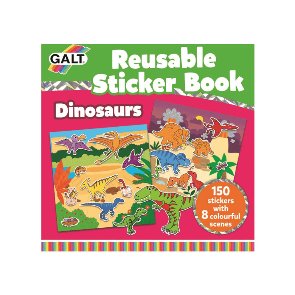 Reusable Sticker Book - Dinosaurs | Galt – The Toy Store