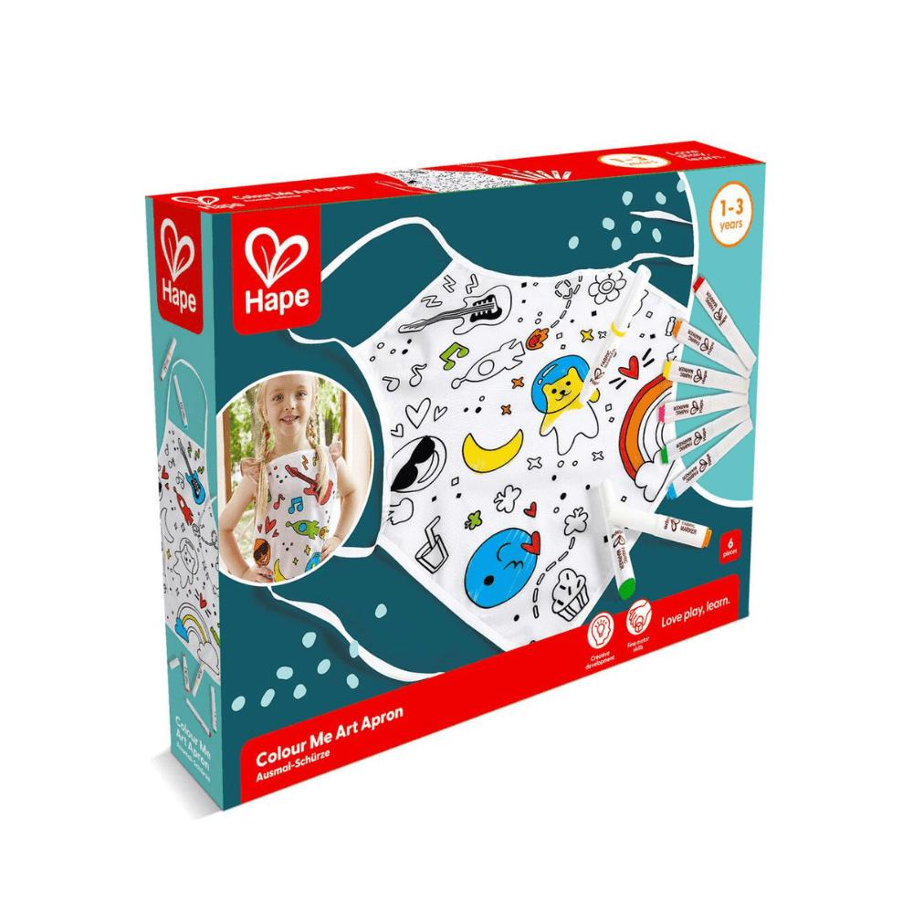 My Coloring Art Apron | Hape – The Toy Store
