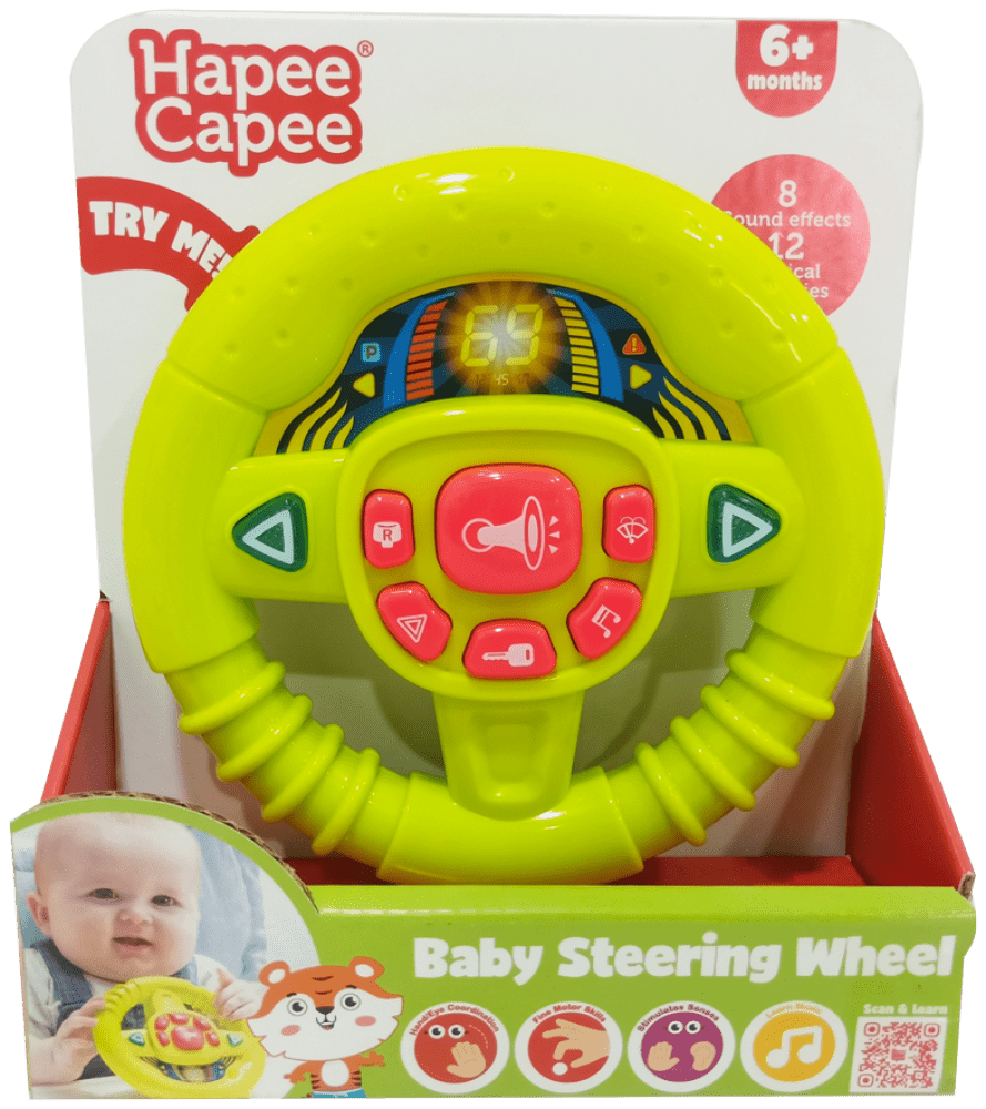 Baby Steering Wheel Toy | Hapee Capee – The Toy Store