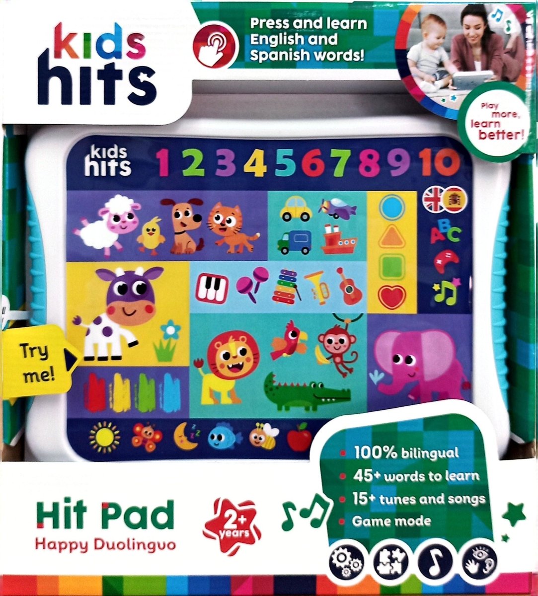 Hit Pad Happy Duolingvo Toy | Kids Hits – The Toy Store