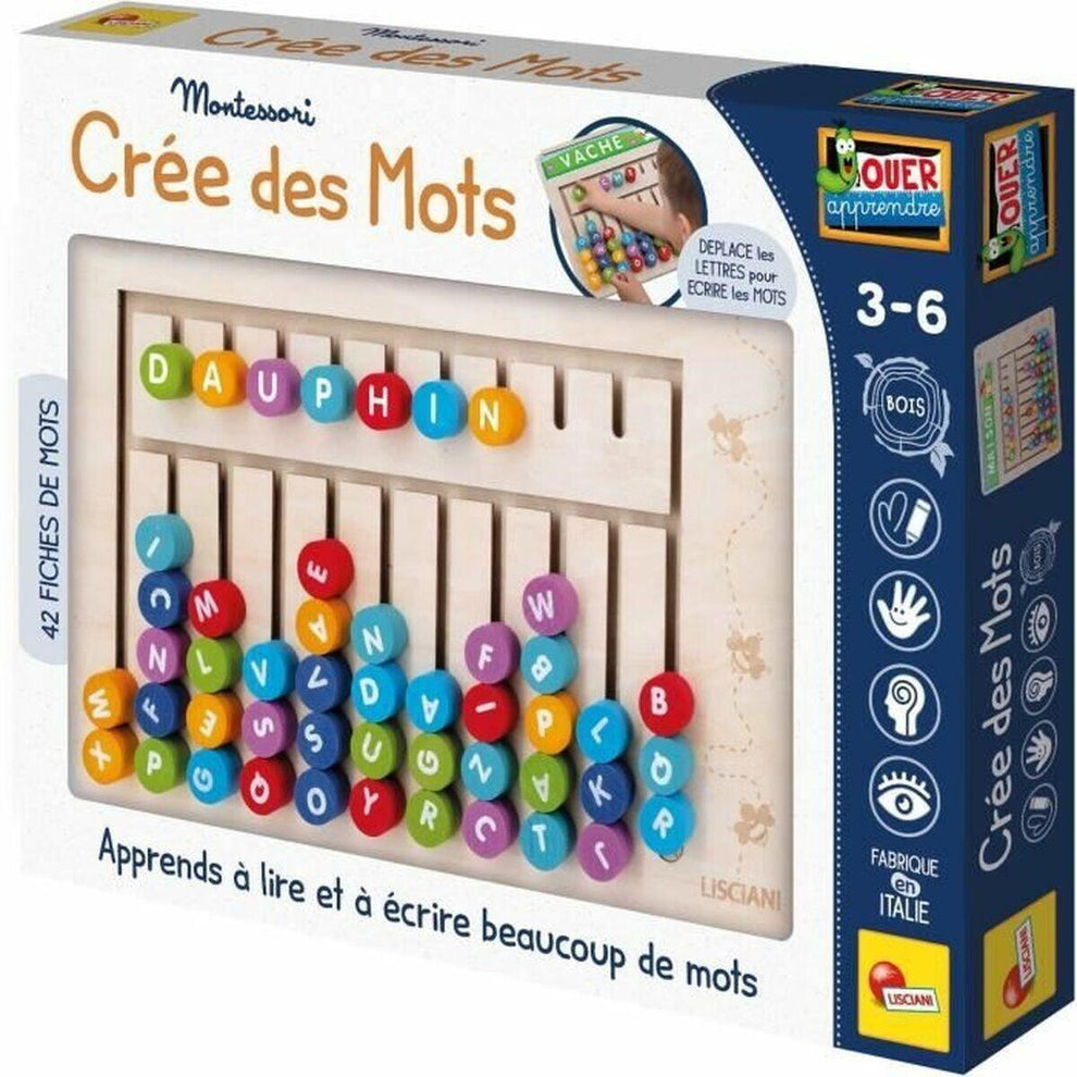 Montessori Creates Words | Lisciani – The Toy Store