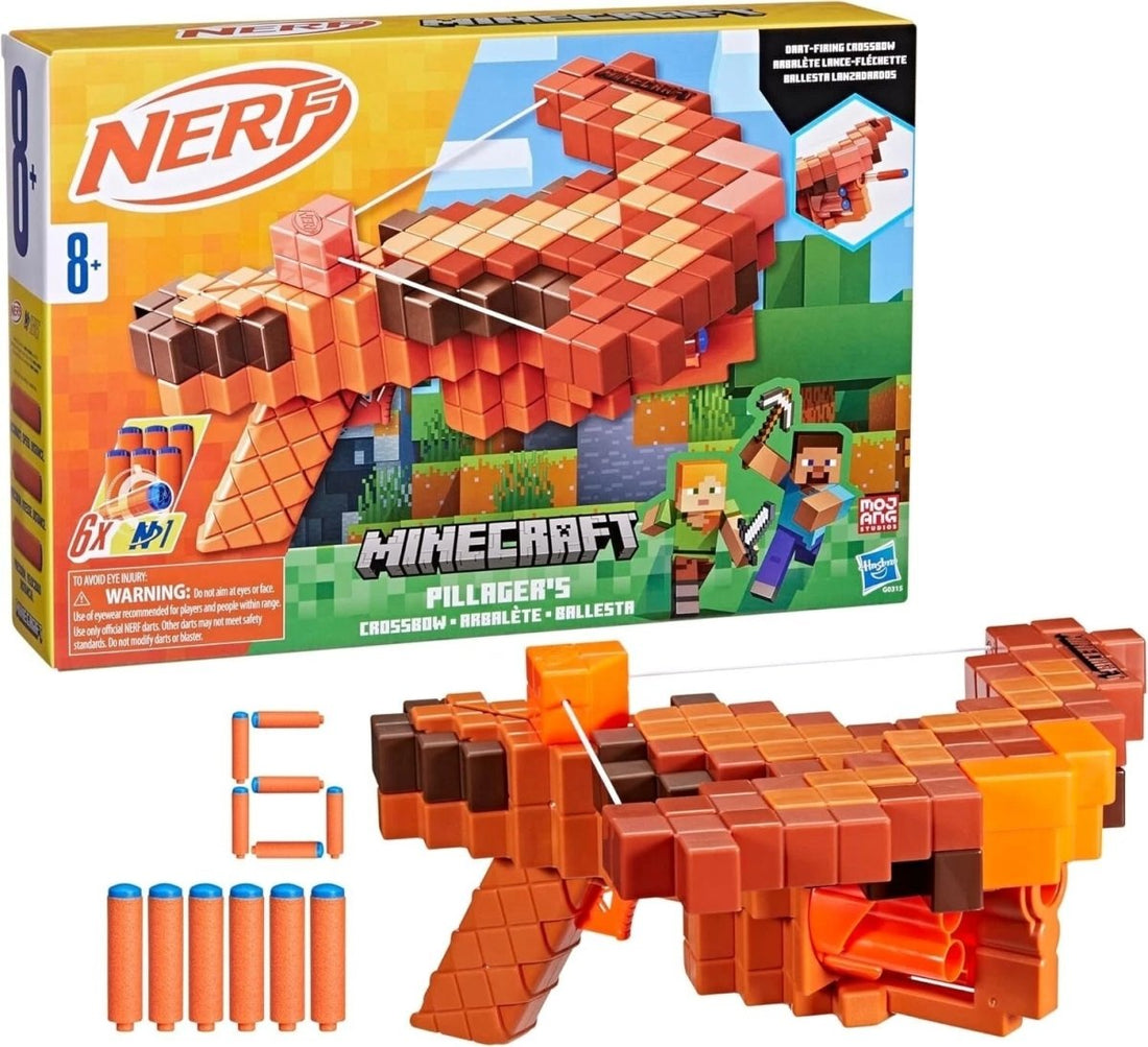Ner Minecraft Pillager Crossbow | Nerf – The Toy Store