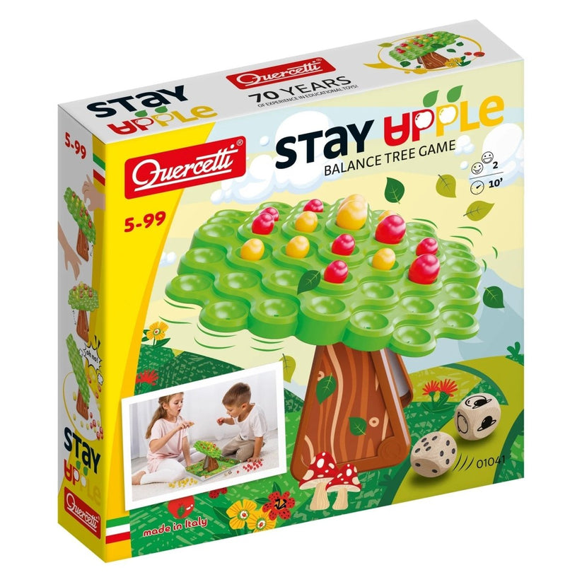 Stay Apple Balance Tree Game | Quercetti – The Toy Store
