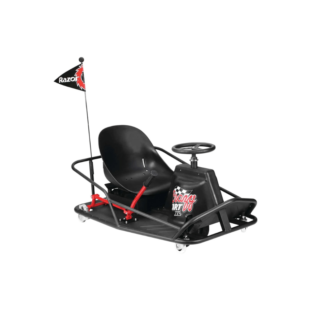 Razor Crazy Cart XL Electric Scooter, Black, One Size | Razor – The Toy ...