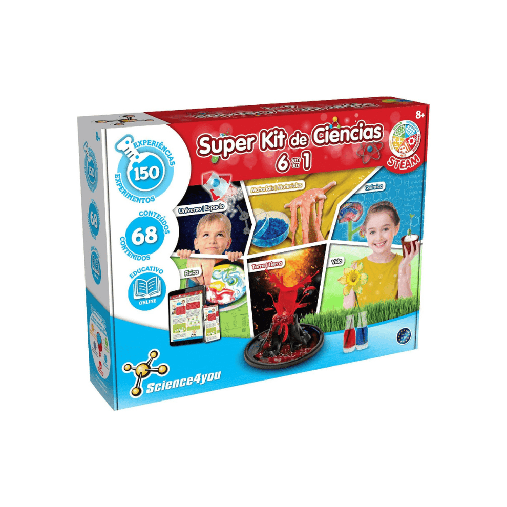 Super Science Kit 6-in-1 | Science4you – The Toy Store