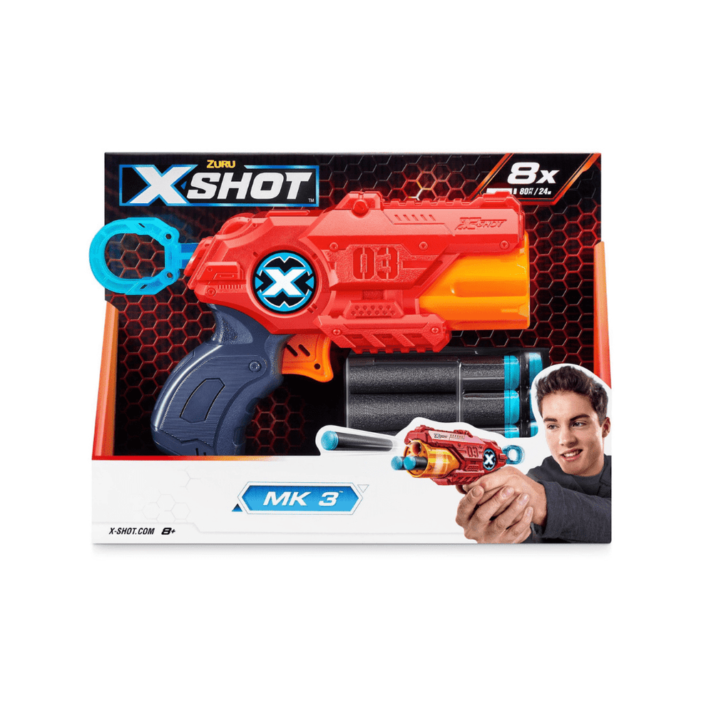 X-Shot Excel Barrel Brkr TK-3 Blaster | X-Shot – The Toy Store